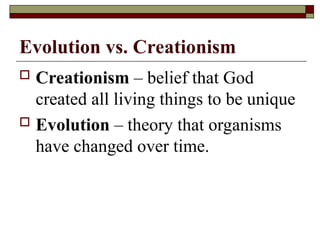 Theory of Evolution, humans and primates | PPT