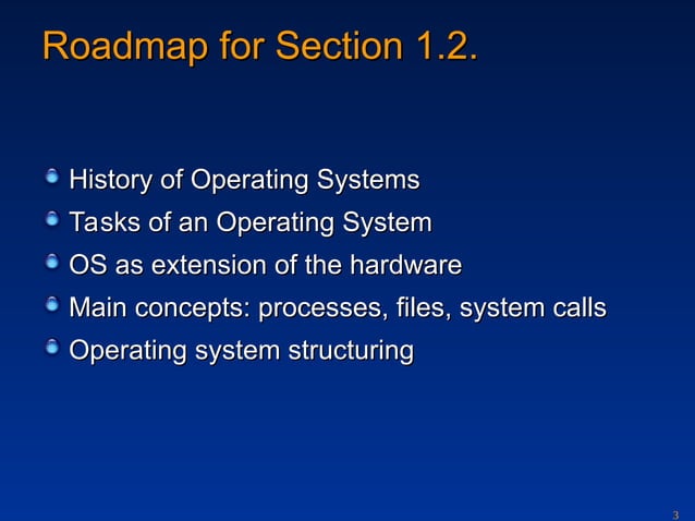 The evolution of an operating system.ppt
