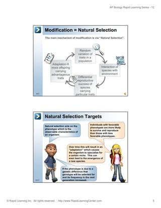 Evolution concepts and mechanisms | PDF