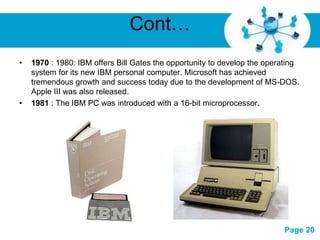 Evolution of computer | PPTX