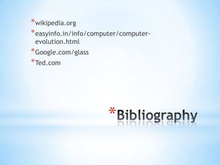 Evolution of computer | PPTX