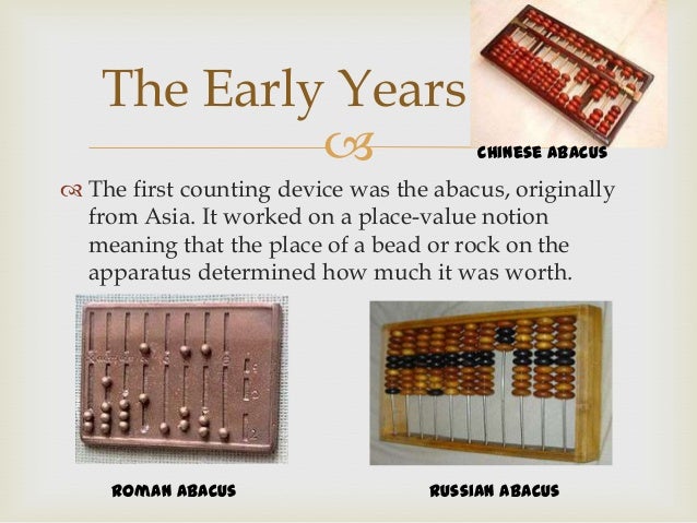 Evolution of computer