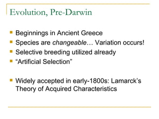 Evolution Part 1 - Darwin | PPT