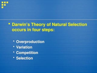 Biology Evolution and Natural Selection.ppt