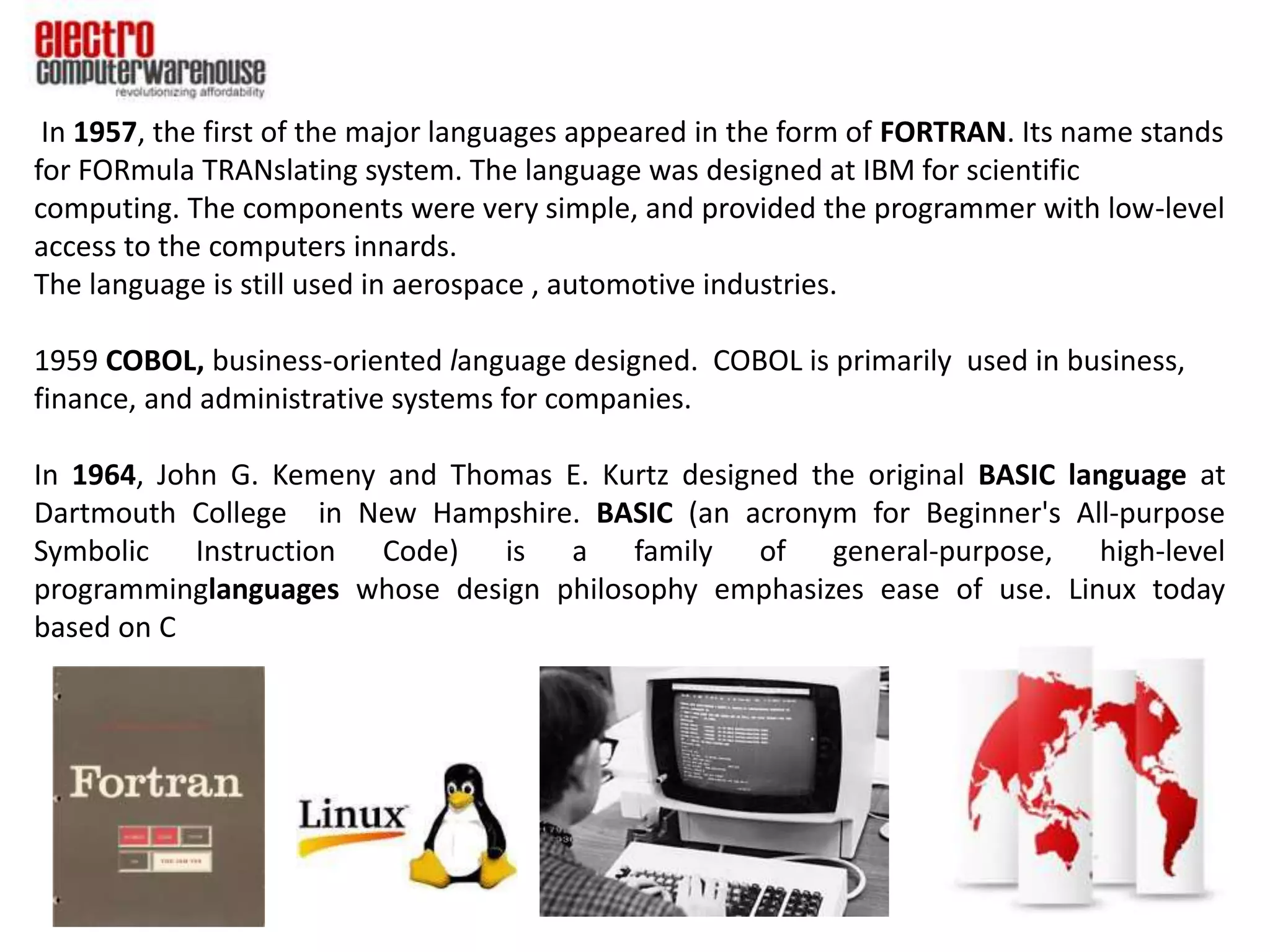 Evolution of Computer Languages | PPTX