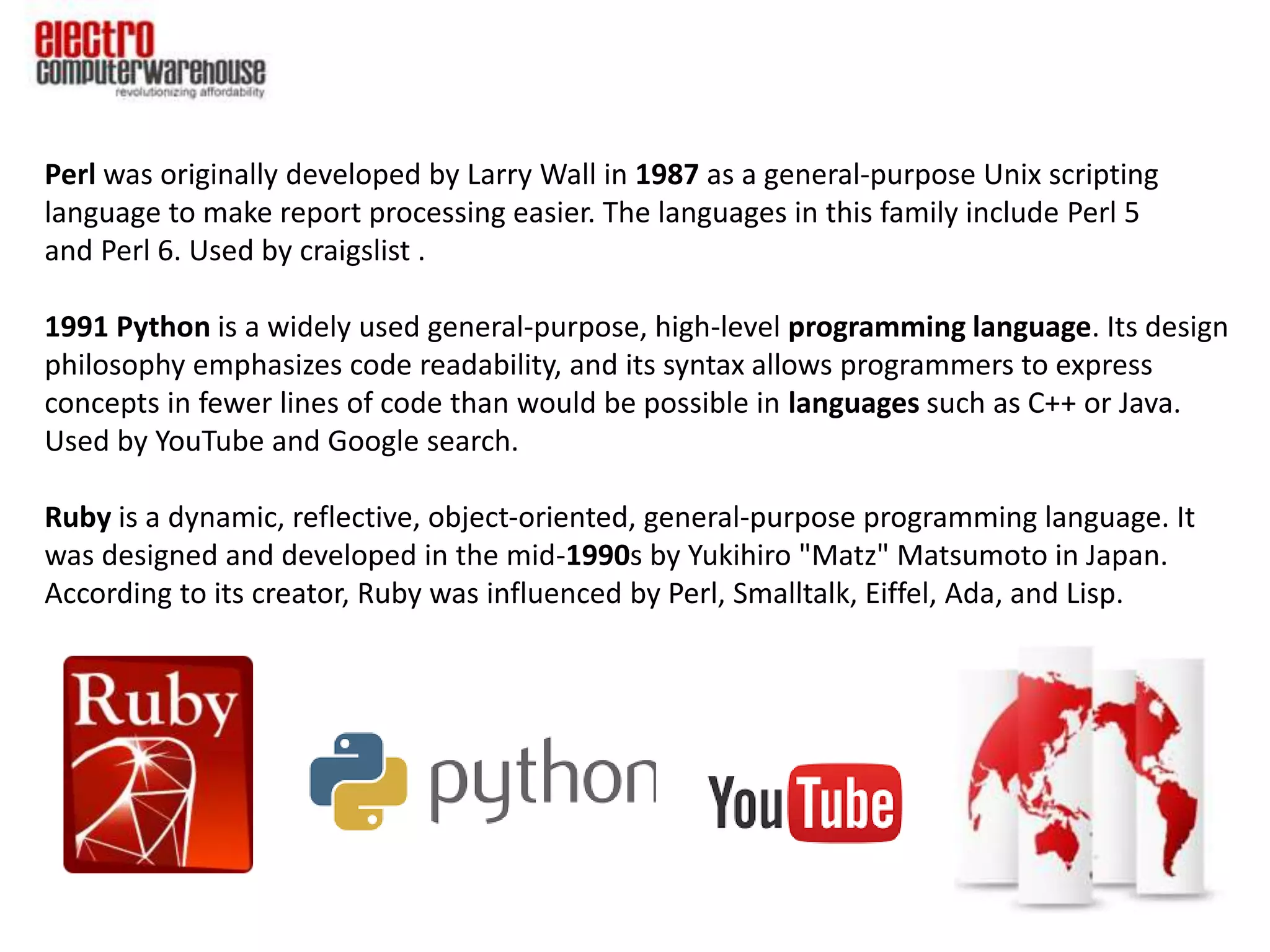 Evolution of Computer Languages | PPTX