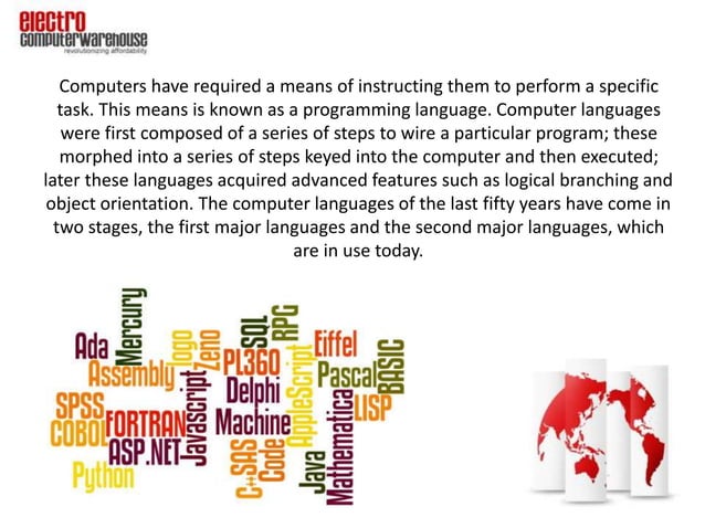 Evolution of Computer Languages | PPT
