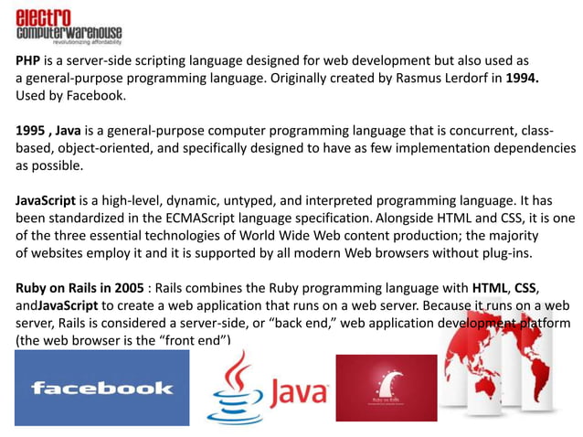 Evolution of Computer Languages