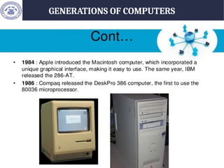 Evolutionof computers is important to our life | PPTX