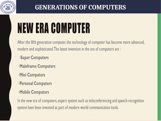 Evolutionof computers is important to our life | PPTX