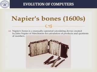 Evolutionof computers is important to our life | PPTX