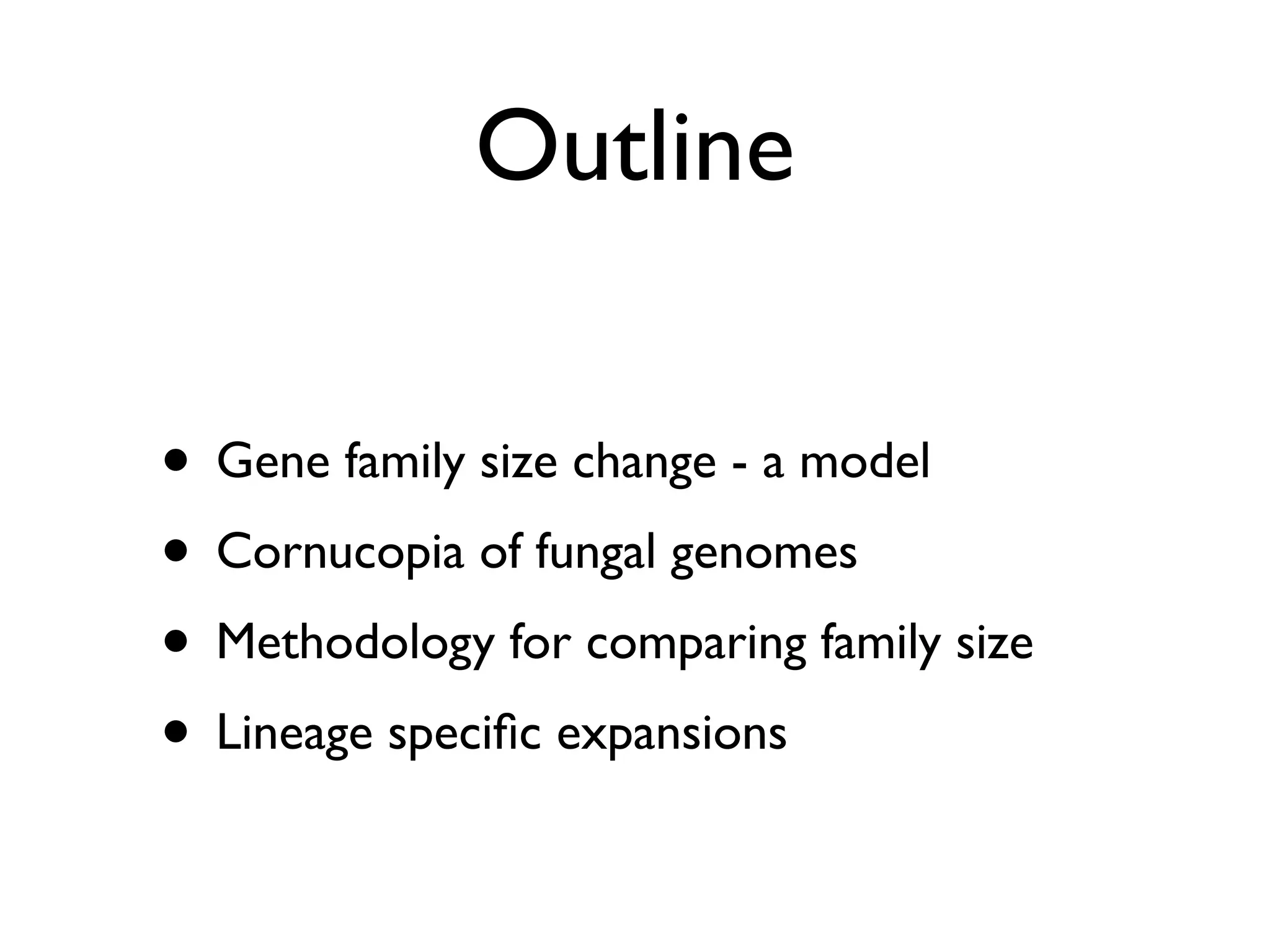 Evolution of gene family size change in fungi | PDF