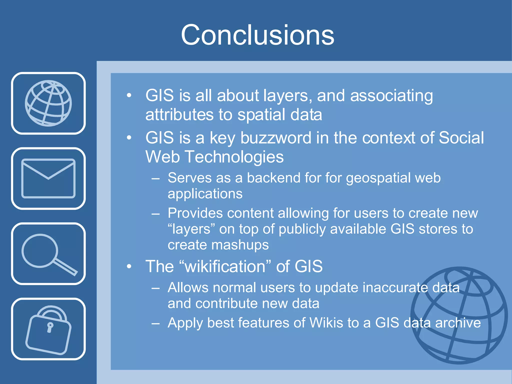 Evolution of GIS Technologies in a Web 2.0 | PPT