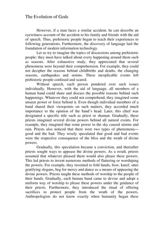Evolution of-gods-sample-chapter-one | PDF | Biological Sciences | Science
