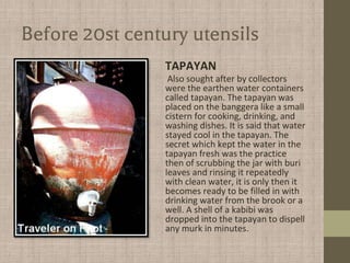 Evolution-of-houshold-utensils-in-the-philippines.pptx | Home ...