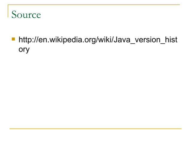 Evolution Of Java | PPT