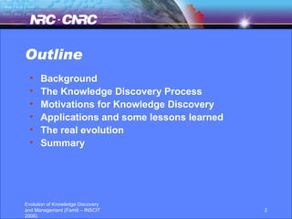 Evolution of Knowledge Discovery and Management | PPT