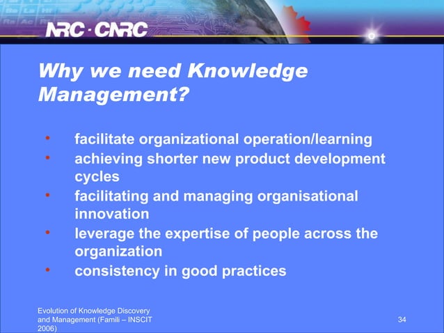 Evolution of Knowledge Discovery and Management | PPT | Computer ...