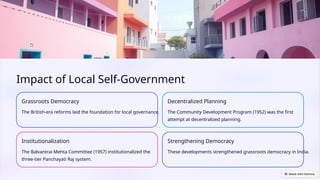Evolution of Local Self Government presentation | PPT