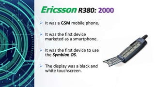 Evolution of-mobile-phone | PPTX | Smartphones | Consumer Electronics