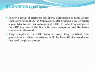 Evolution of modern super computers | PPTX | Computing | Technology ...