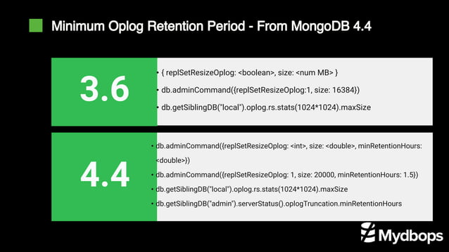 Evolution Of MongoDB Replicaset | PPT