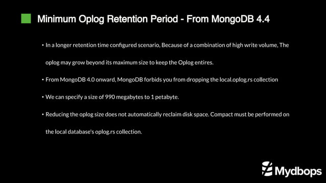 Evolution Of MongoDB Replicaset | PPT