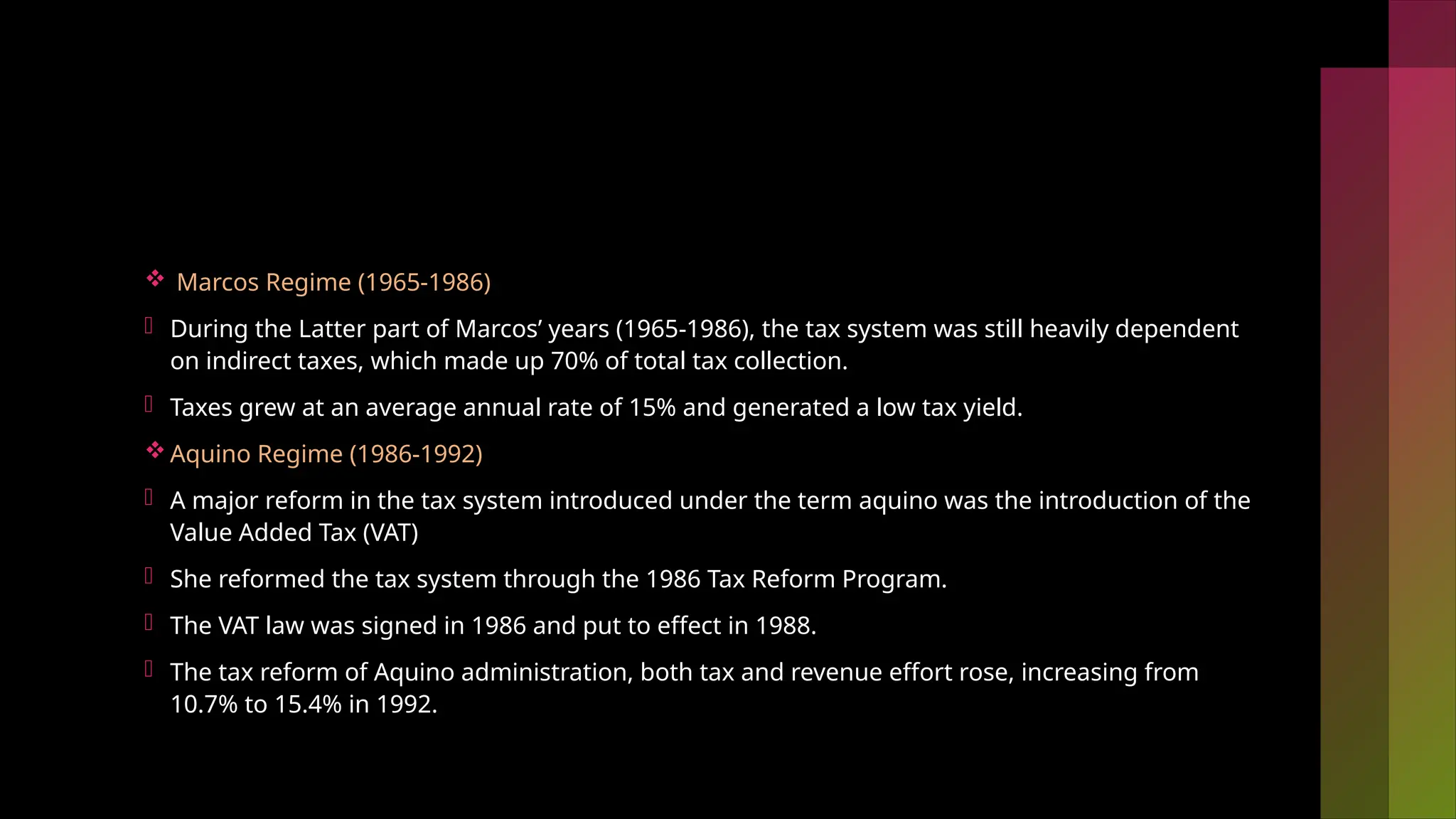 EVOLUTION-OF-PHILIPPINE-TAXATION.pptx pre-lims | PPTX
