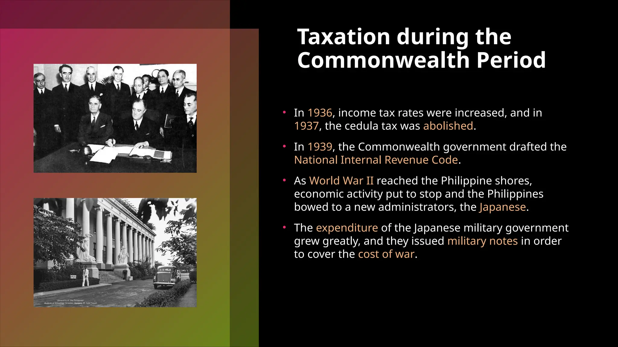 EVOLUTION-OF-PHILIPPINE-TAXATION.pptx pre-lims | PPTX