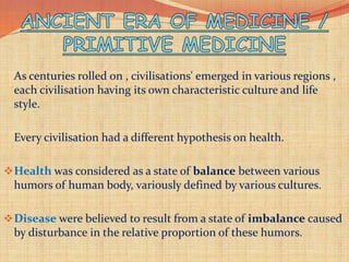 Evolution of public health- Dr Subraham Pany | PPTX