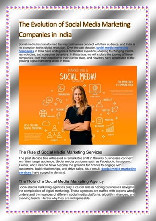Evolution of Social Media Marketing Companies in India | PDF