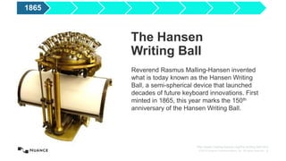 Rasmus Malling-Hansen, a writing ball, and the evolution of modern ...