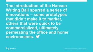 Rasmus Malling-Hansen, a writing ball, and the evolution of modern ...