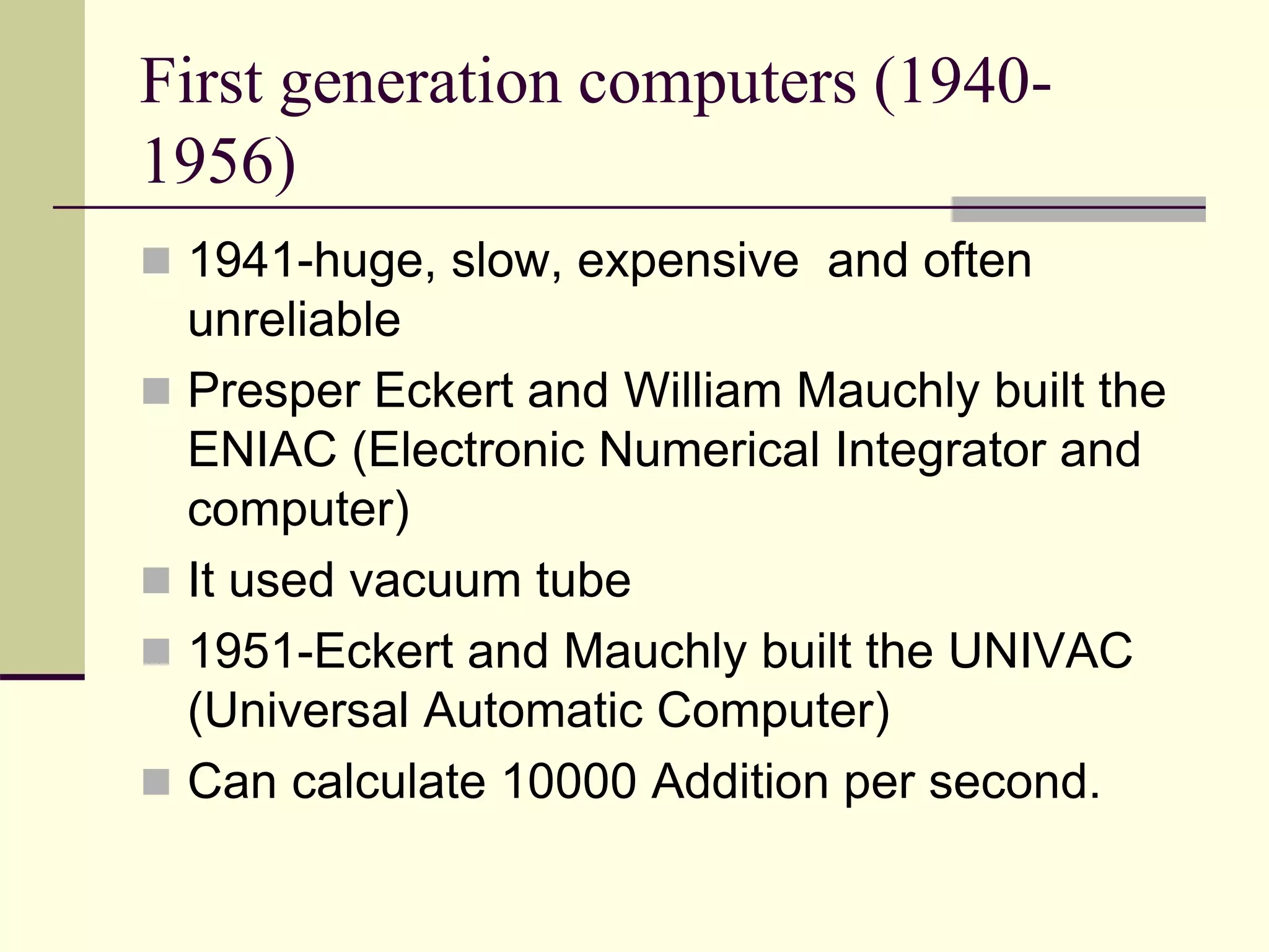 Evolution of-the-computers ict | PPT