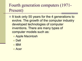 Evolution of-the-computers ict | PPT