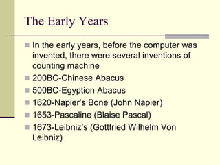 Evolution of-the-computers ict | PPT