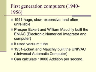 Evolution of-the-computers ict | PPT
