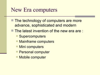 Evolution Of The Computers | PPT
