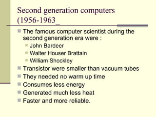Evolution Of The Computers | PPT