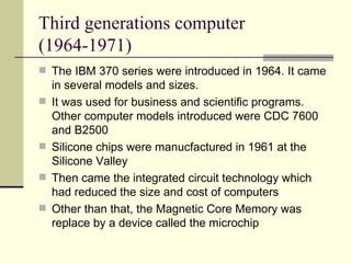 Evolution Of The Computers | PPT