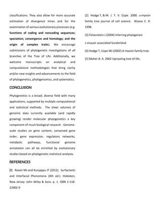 Evolution Phylogenetic Pdf