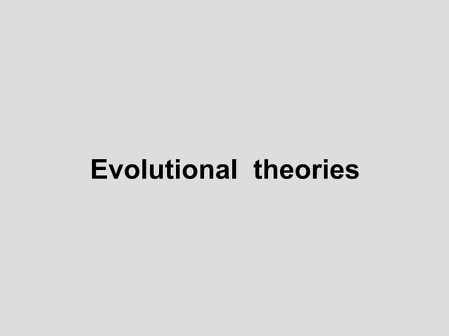 Evolution Practicals | PPT