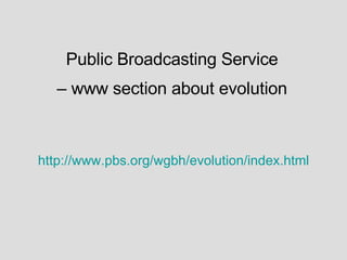 Evolution Practicals | PPT