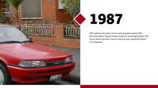 The Evolution of the Toyota Camry | PDF