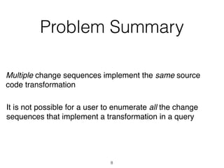 Extracting Executable Transformations from Distilled Code Changes | PPT