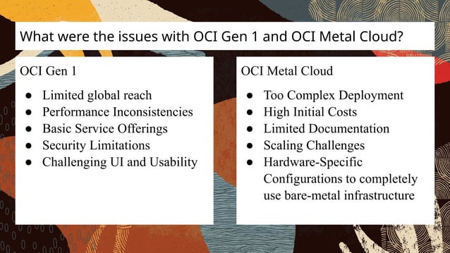 Evolution and Advantages of Oracle Cloud Infrastructure(OCI) | PPT ...