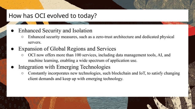 Evolution and Advantages of Oracle Cloud Infrastructure(OCI) | PPT ...