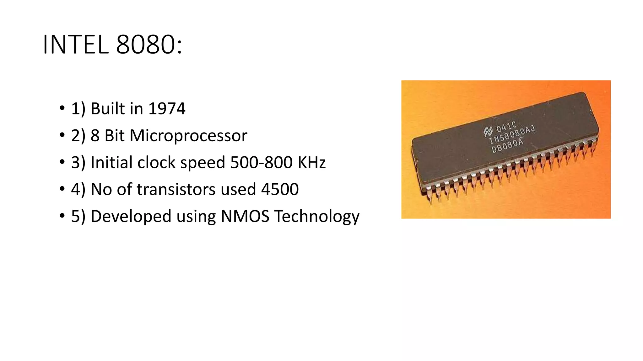 Evolution and application of microprocessor made by zakirul islam | PPTX