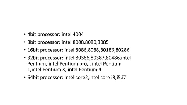Evolution and application of microprocessor made by zakirul islam | PPT