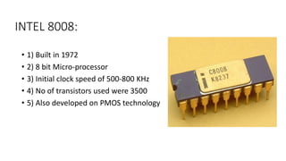 Evolution and application of microprocessor made by zakirul islam | PPT